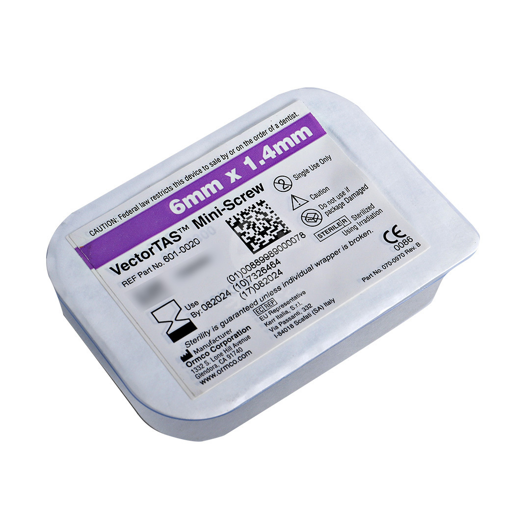 奥美科 VectorTAS™种植支抗钉、美国奥美科Ormco、微种植钉，进口，蓝色，骨钉，订,正畸,骨钉,丁,微种植体,10mm 蓝色 601 ...